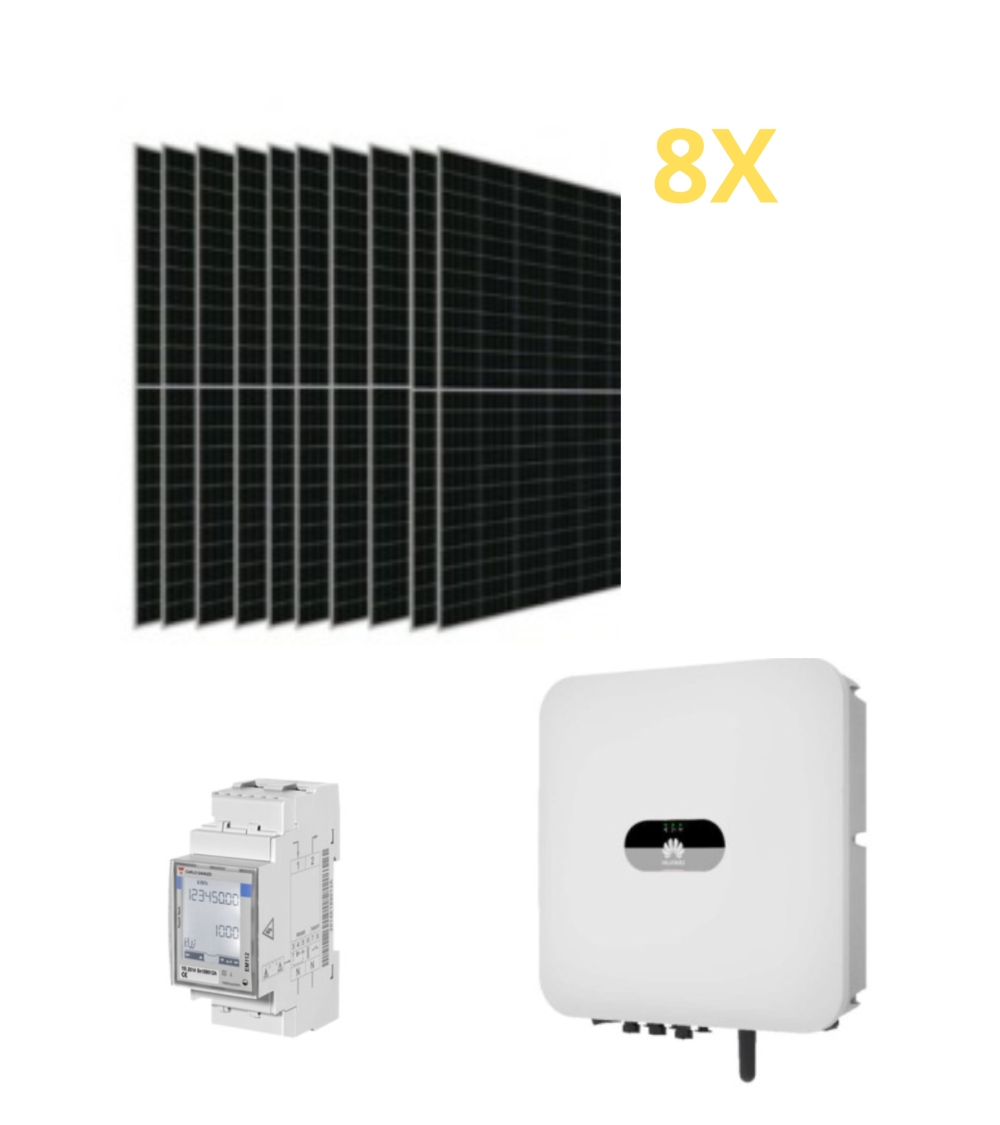 Kit solar Huawei 4000w con conexión a red.